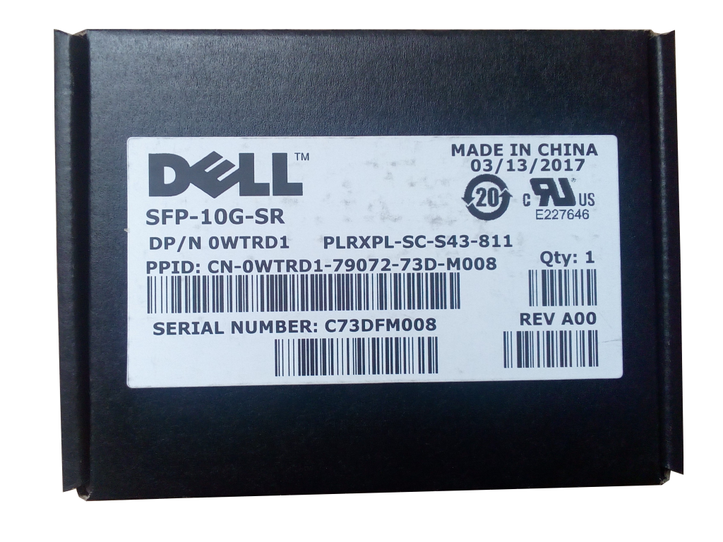 SFP-10G-SR Transceiver Dell SFP+ fibra multimodo LC