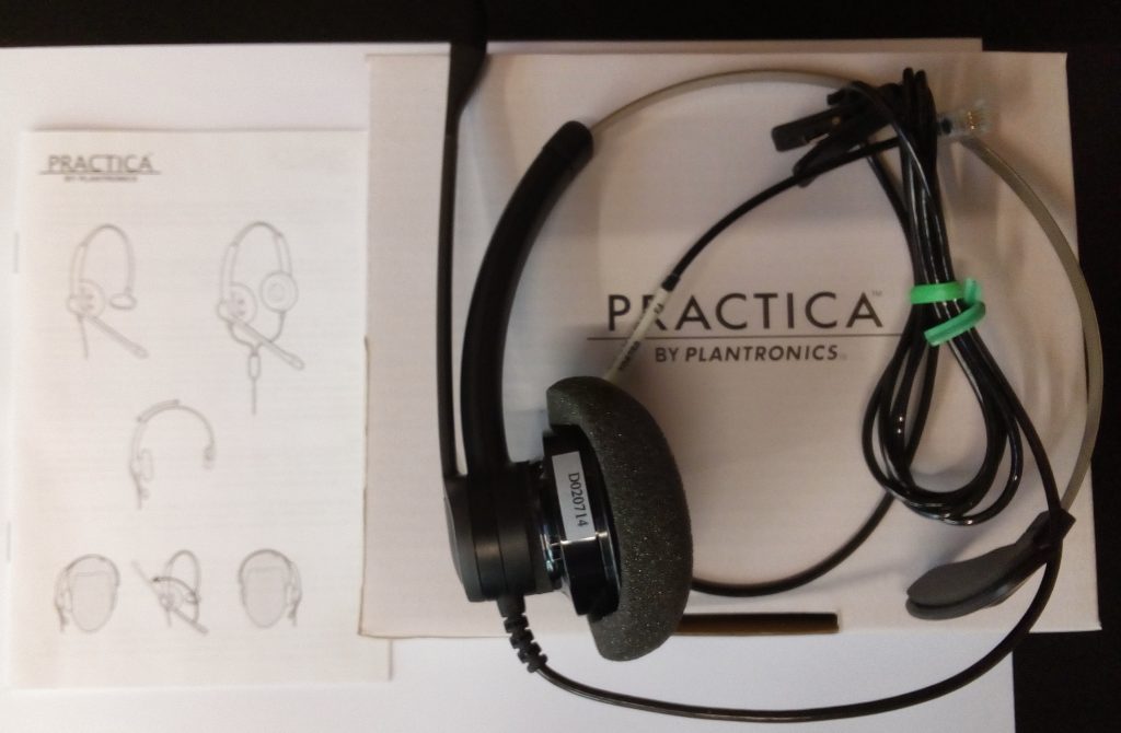 Auricular Plantronics Practica Modelo SP11 - Optima Ingenieria S.A